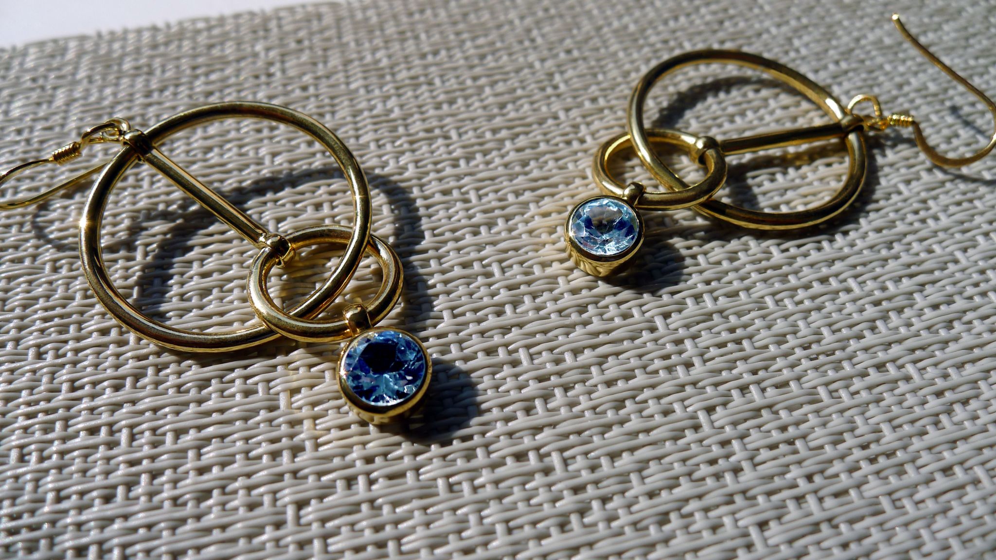 Maddox Street Earrings - Topaz in Gold Vermeil ⋆ Karst Jewellery