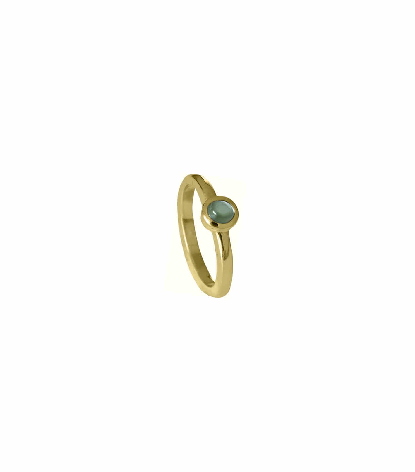Maddox Street Ring - Peridot in Silver ⋆ Karst Jewellery